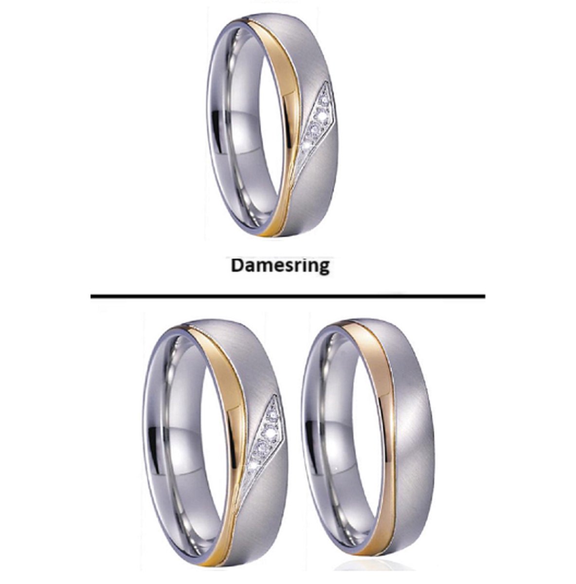 Jonline Trouwringen Vriendschapsringen Damesring maat 15,7 mm. Zilver ...