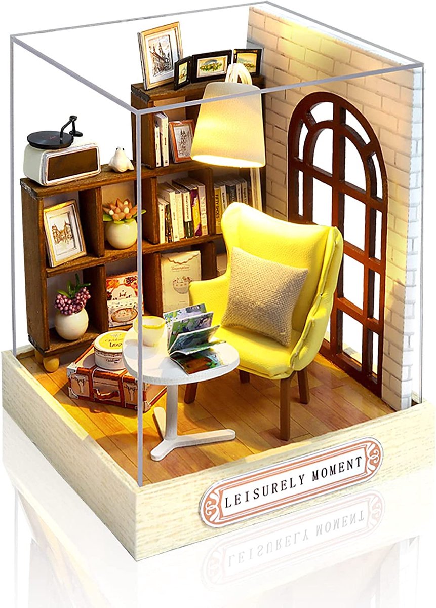 Premium Mini Miniatuur Huis - Voor Beginners - Met Meubilair te bouwen ...