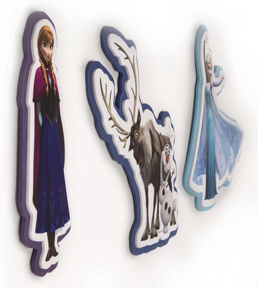 Disney Frozen - Foam Muurstickers - Set van 3 | bol.com