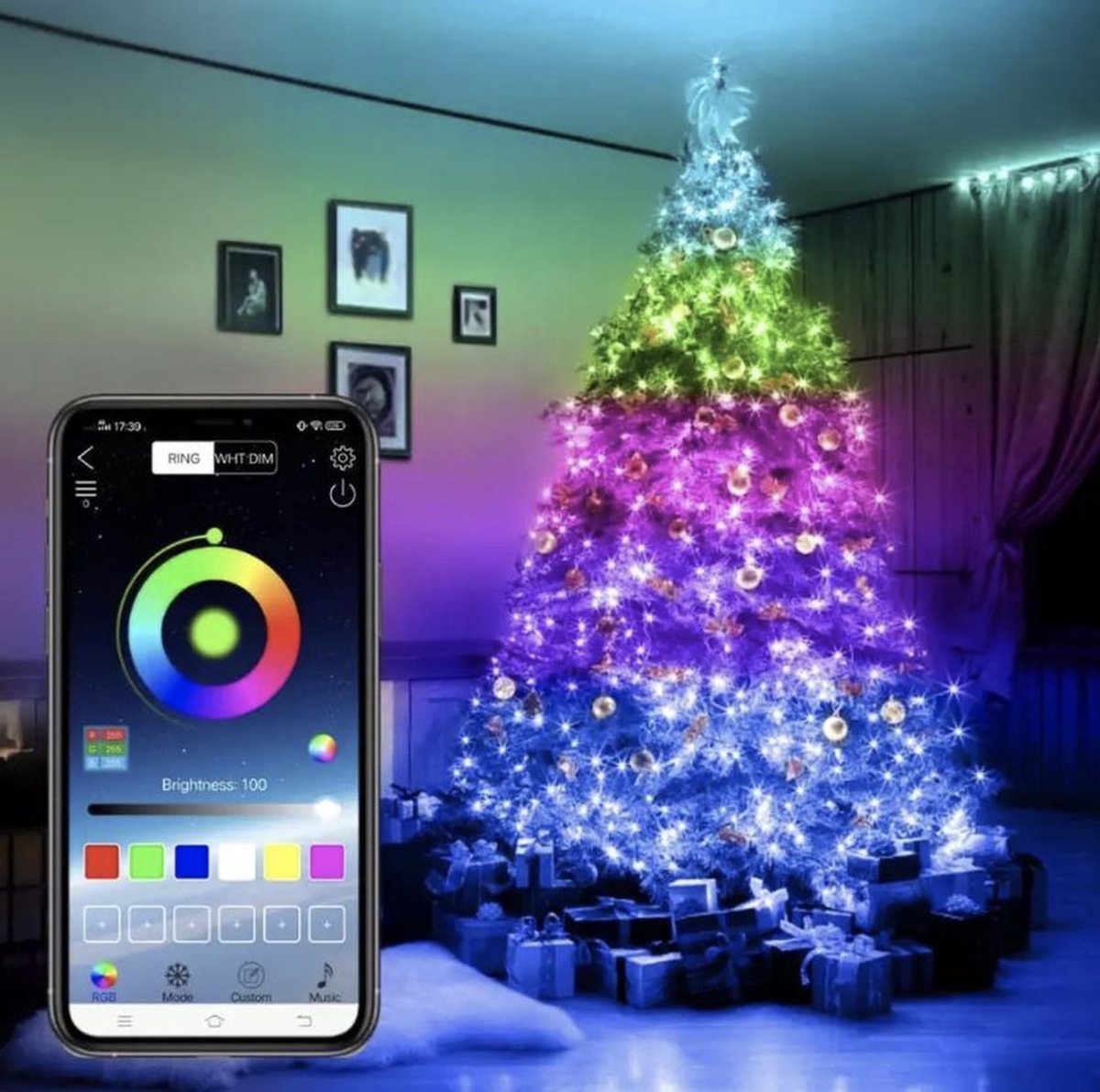 CB-Goods Kerstboomverlichting met APP | Kerstboomverlichting App ...
