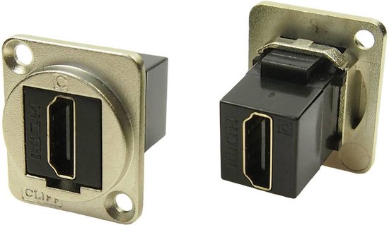 XLR-adapter HDMI-bus naar HDMI Adapter, inbouw CP30200GM Cliff 1 stuk(s ...