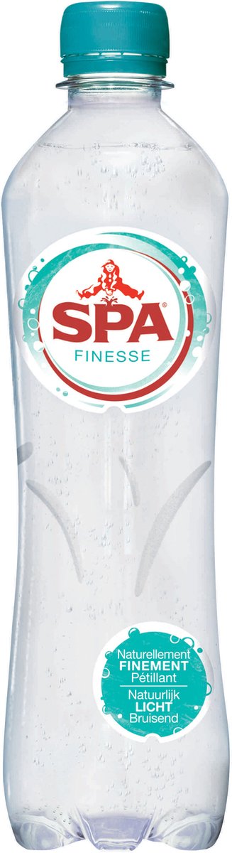 Spa Finesse - licht bruisend bronwater in petfles - 24 x 50 cl = 1 tray ...