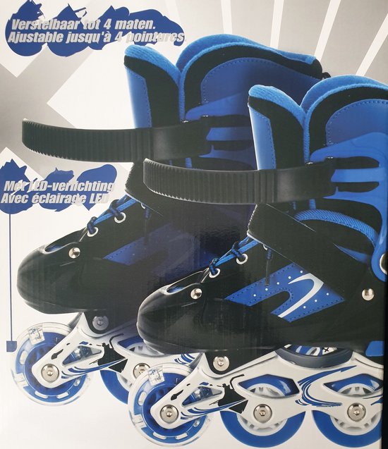 XQ Max Inline Skates Verstelbaar Maat 31-34 met Led Verlichting | bol
