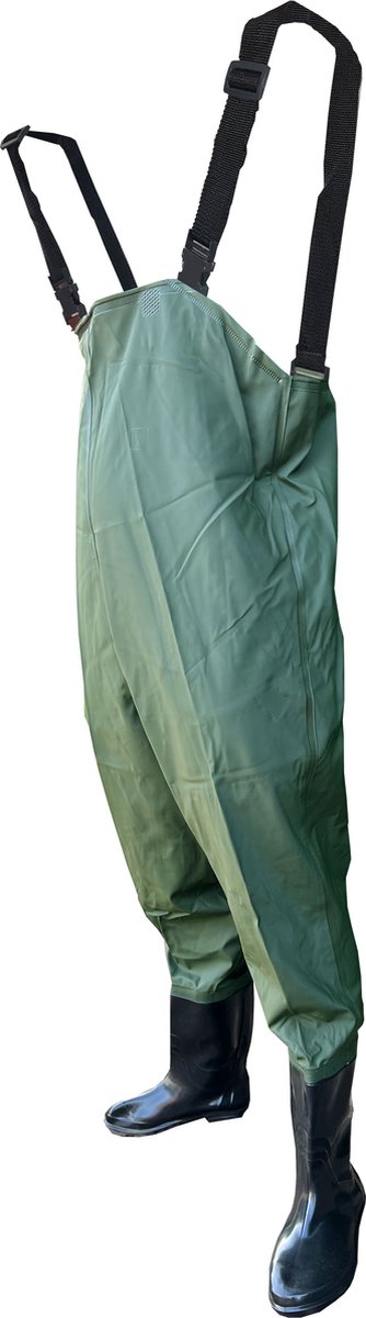 EASTWALL Waadpak maat 41 - Waterdicht PVC pak – Waadbroek met laarzen ...