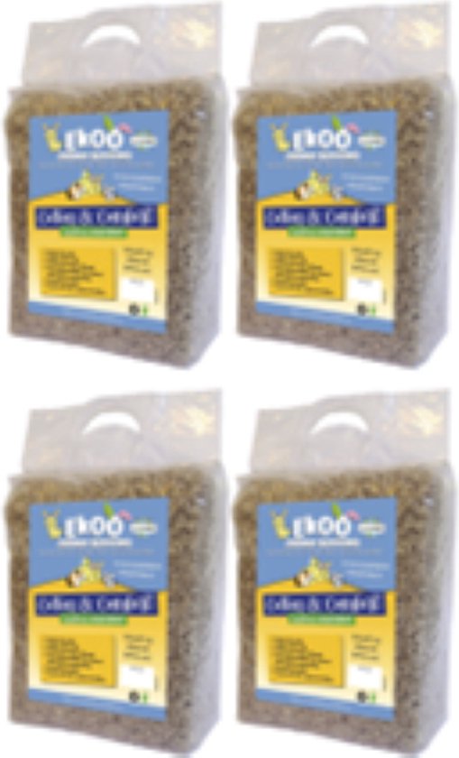 4x - Ekoo Bedding - Cotton & Comfort - Bodembedekking - 40L | bol