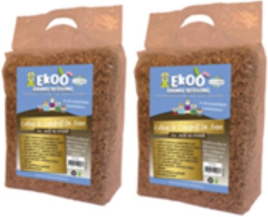 2x Ekoo Bedding - Cotton & Comfort Deluxe - Bodembedekking - 40L | bol