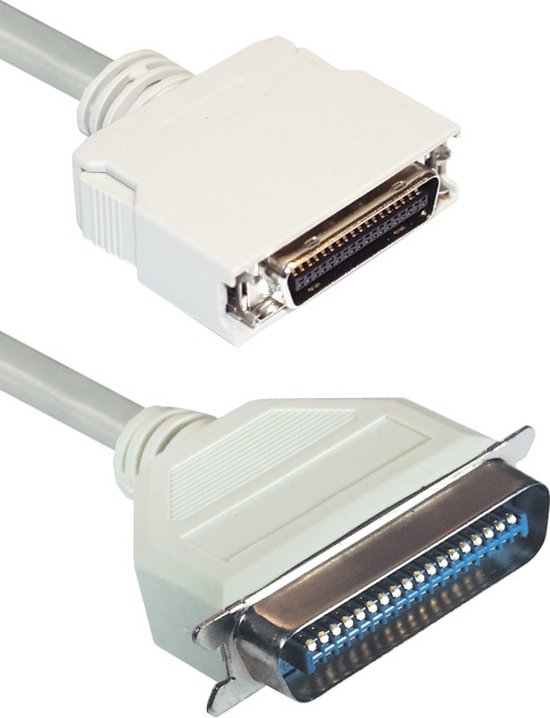 Parallelle printerkabel 36-pins Centronics - HP 36-pins Mini Centronics ...