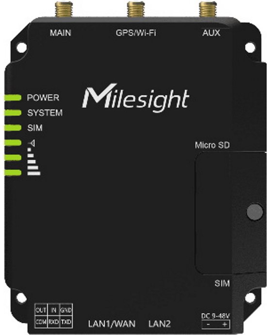 Milesight UR32 Industrial LTE-router WiFi & RS485 | bol