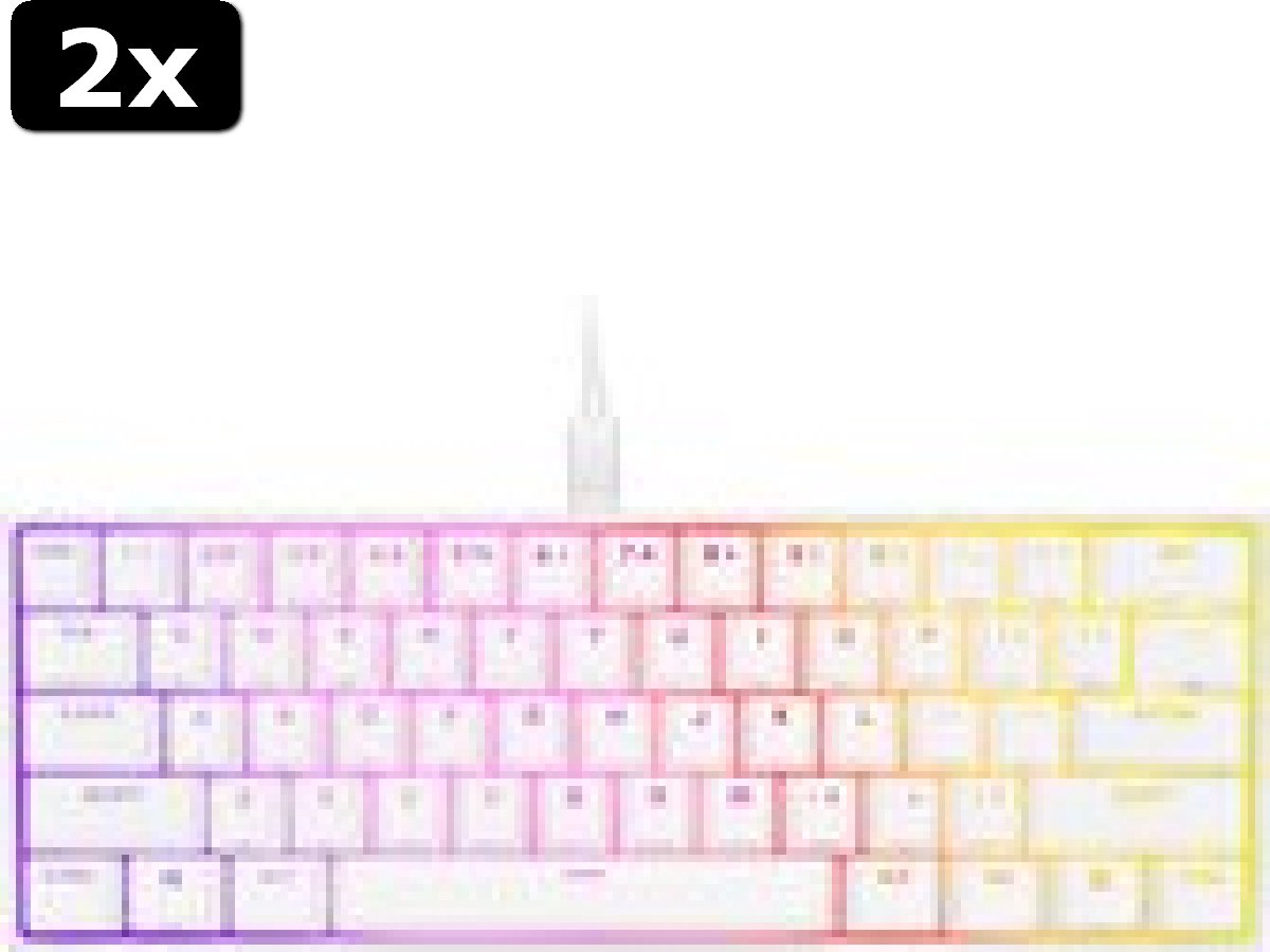 2x Corsair Gaming RGB Mini Clavier Gamer Mécanique Qwerty 60% - MX ...