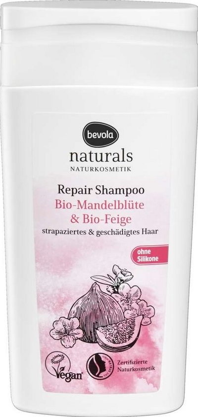Repair shampoo bio-amandelbloesem en bio-vijgen - vegan - 200 ml Bevola ...