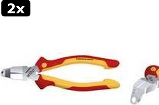 2x Wiha Z 14 1 06 TriCut installatietang Professional electric - 170 mm ...
