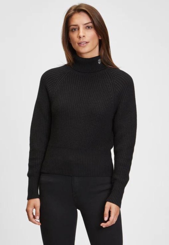 Black And Gold dames rolkraag MANIU ZWART S | bol.com