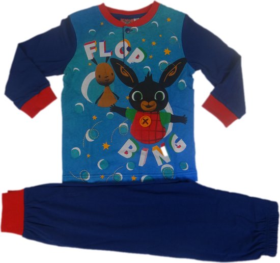 Bing pyjama blauw - Kinderpyjama - Pyjama van Bing - Slapen - Kinderen ...