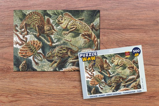 Puzzel Vintage - Kunst - Ernst Haeckel - Salamanders - Dieren ...
