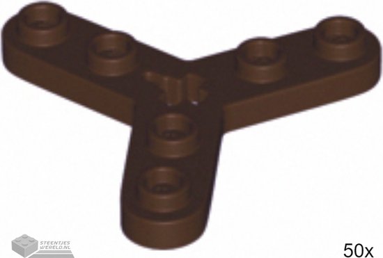LEGO 32125 Donkerbruin 50 stuks | bol.com