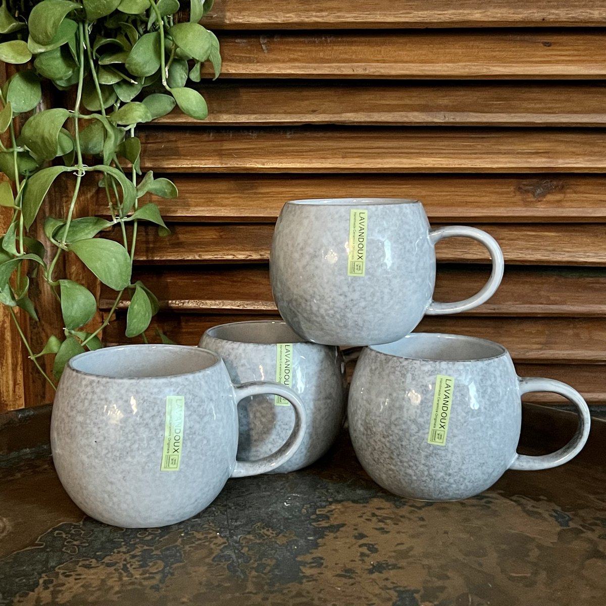 Lavandoux mokken - theemokken - grote mokken - mok XL - cappuccino ...