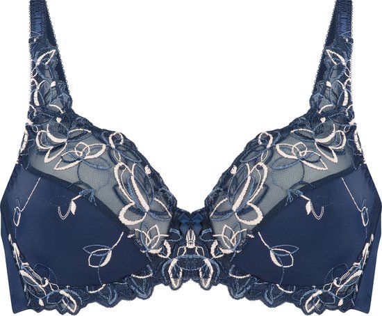 Hunkemöller Dames Lingerie Niet-voorgevormde beugel bh Diva - Blauw ...