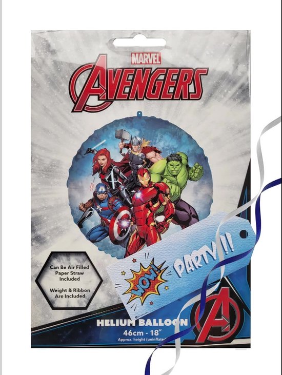 Marvel Avengers Folieballon - opblaasbaar of te vullen met helium ...