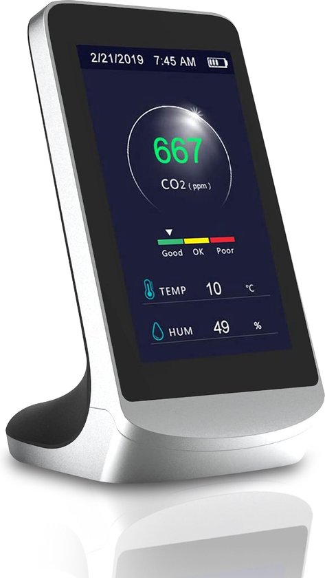 CO2 Meter - CO2 Melder & Monitor - CO2 Meter Binnen ...