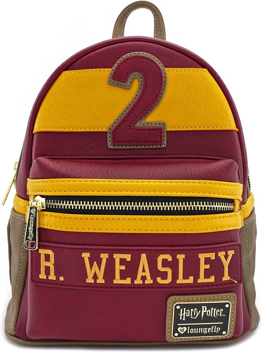 Harry Potter Loungefly Backpack Ron Weasley Quidditch Uniform | bol.com