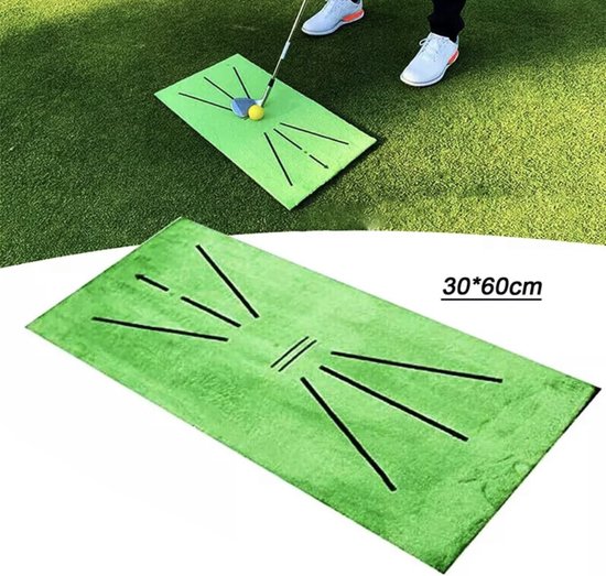 Impact Chippingmat 60x30cm - LONG STYLE - Oefenmat Golfballen - Golfmat ...