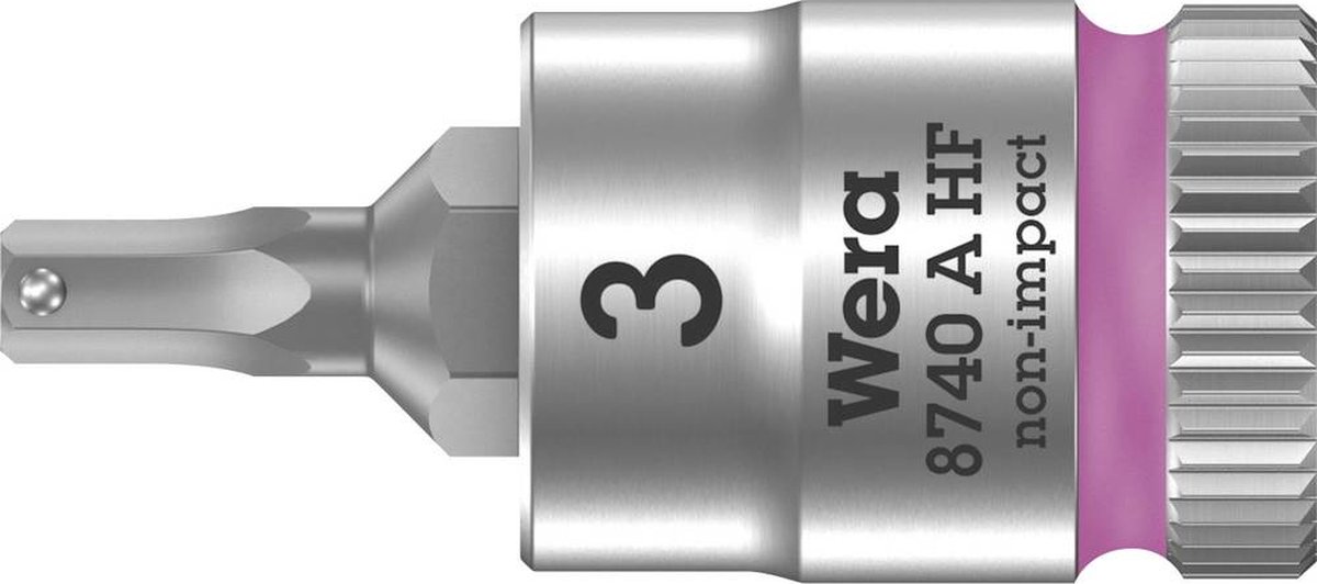 Wera 8740 A 05003332001 Inbus Dopsleutel-bitinzet 3 mm 1/4 (6.3 mm ...