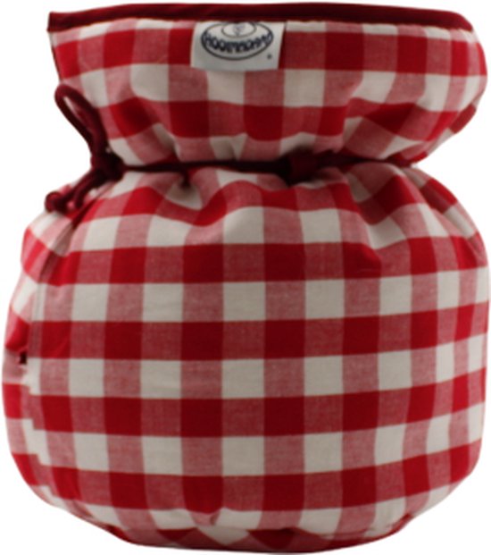 hooimadam - rood wit geblokt - klein (S)- slowcooking - duurzaam koken ...