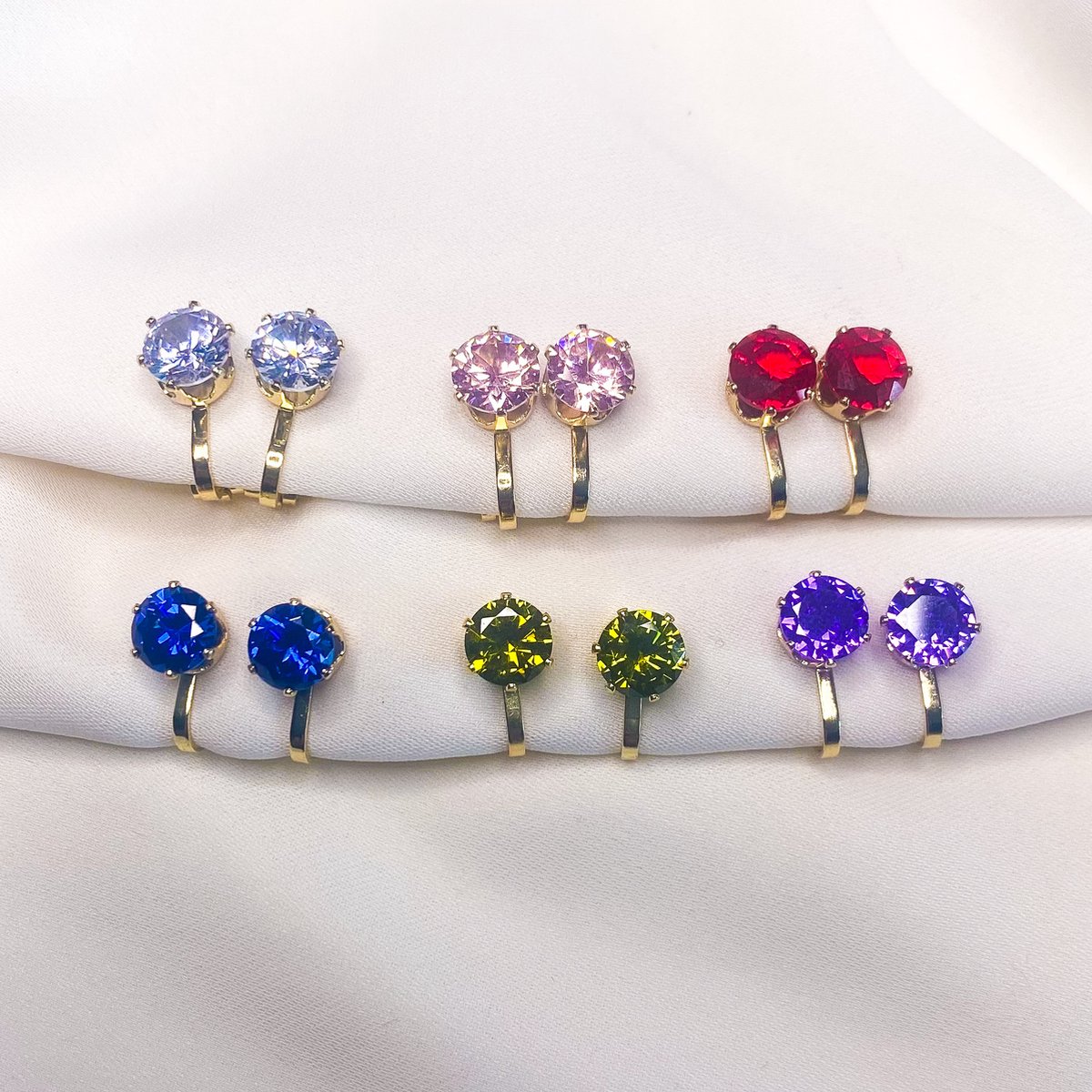 Mix & Mingle - Set van 6 - Klipoorbellen.com - clip on oorbellen ...