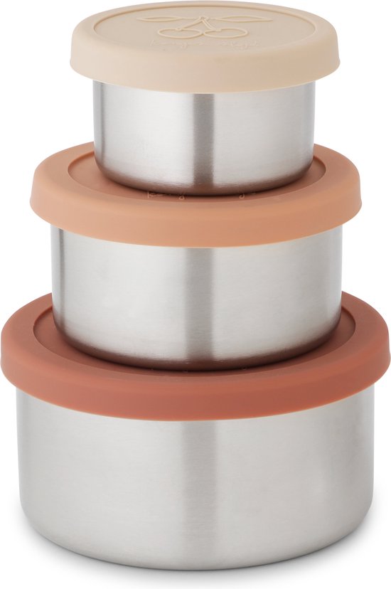 Konges Sløjd Food Boxes 3-Pack | Copper Mix | bol.com