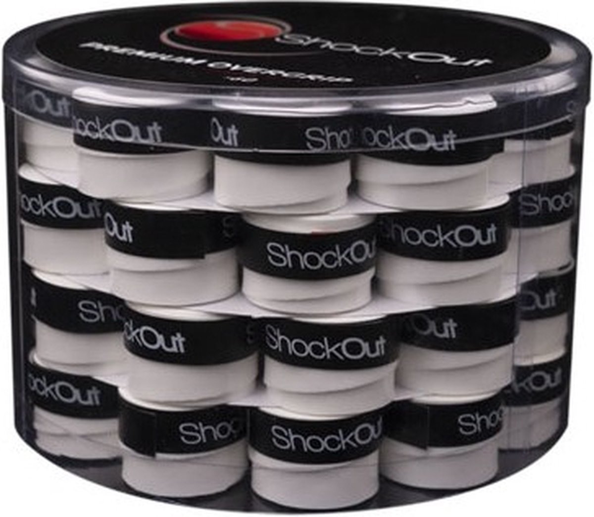 ShockOut Premium Overgrip - wit - 60 stuks | bol.com