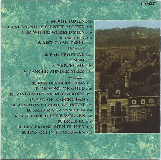 Mooie Dagen/20 Jaar Liedj, Johan Verminnen | CD (album) | Muziek | bol.com