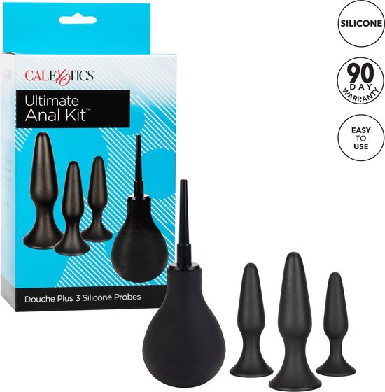 Buttplug Set Met Anaal Douche Ultimate Anal Kit 3 Anaal Pluggen