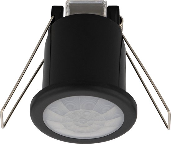 Ledvion Zwarte Inbouw Bewegingssensor 360° Met Schemerschakelaar 8M ...
