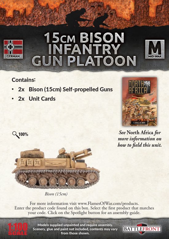 15cm Bison Infantry Gun Platoon | bol.com