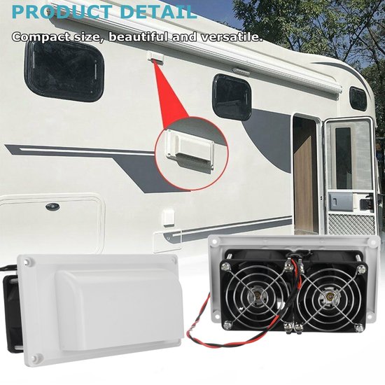 Caravan airco - 12V 25W - Ventilator voor Camper of Caravan - Side Air ...