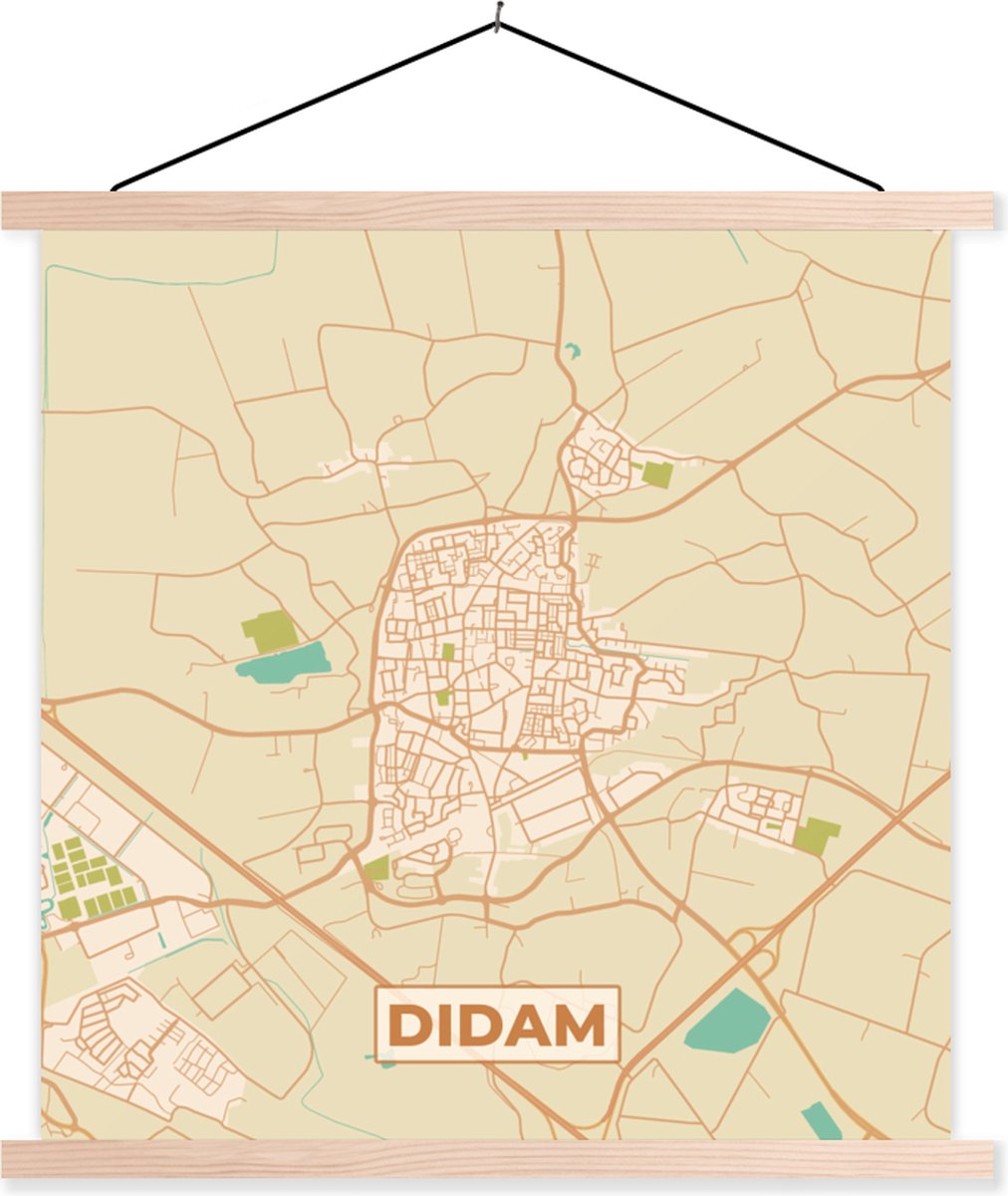 Porte-affiche avec affiche - Affiche scolaire - Carte - Didam - Plan d ...