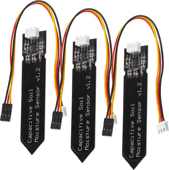 AZDelivery 3 x Bodemvochtigheidssensor Hygrometer Module V1.2 ...