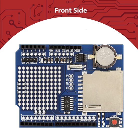 AZDelivery 3 x Data Logger Module Gegevensrecorder Schild compatibel ...