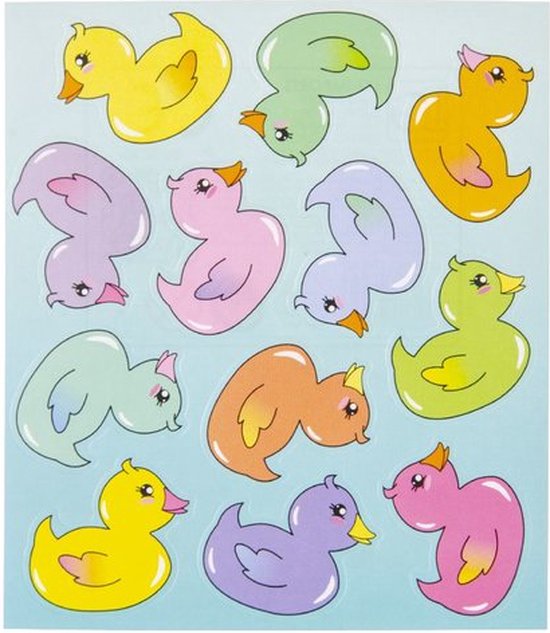 Eendjes Stickers - Set van 120 vellen - Eend - Eenden | bol