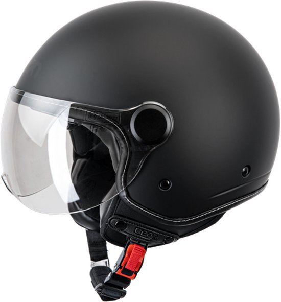Beon B120 Logo Casque Scooter Casque Moto Zwart Mat - L / 59 cm | bol.com