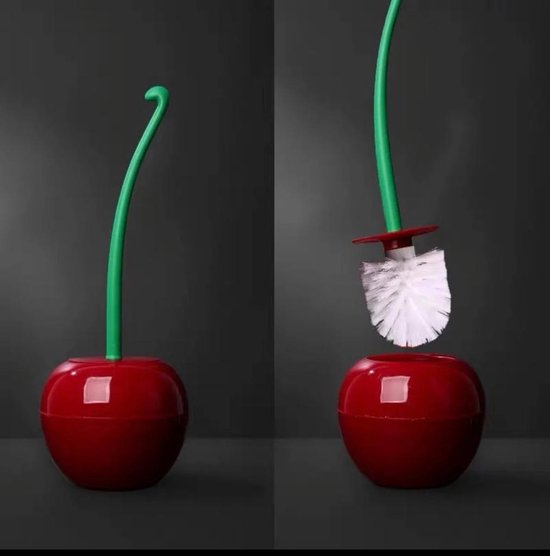 Toiletborstel -Creative Mooie Cherry Vorm Toilet Borstel Toiletborstel ...