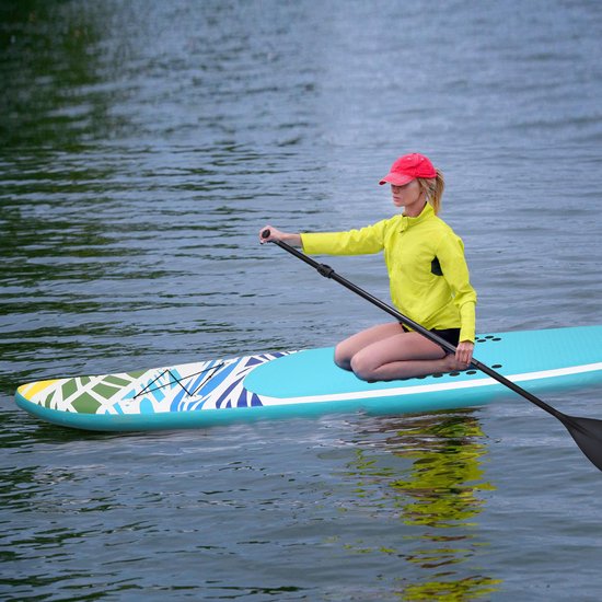 Opblaasbaar sup boardset met peddel Peddelplank Paddelboard Surfplank ...