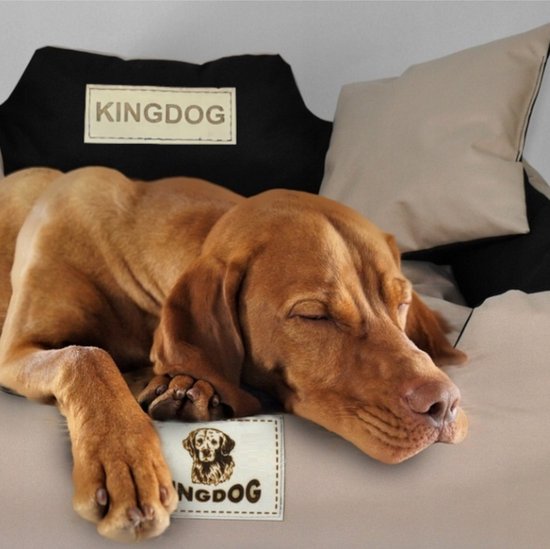 KingDog - Hondenmand Groot - Katten- en Hondenbed - Buitenmaat 100 x 75 ...