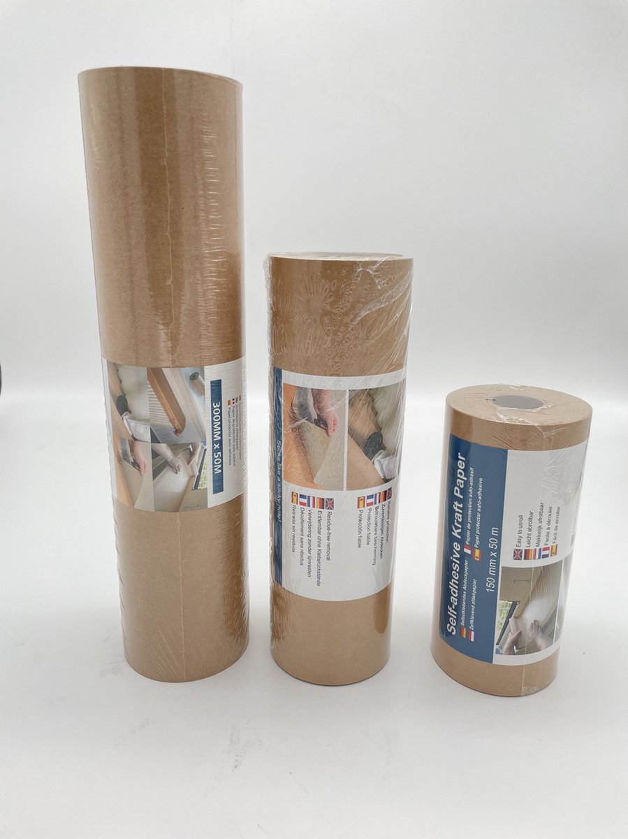 Maskeer papier zelfklevend 150mm x 50m | bol
