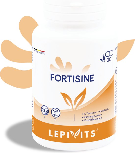 Fortisine | 30 plantaardige capsules | Ondersteunt mentale en fysieke ...