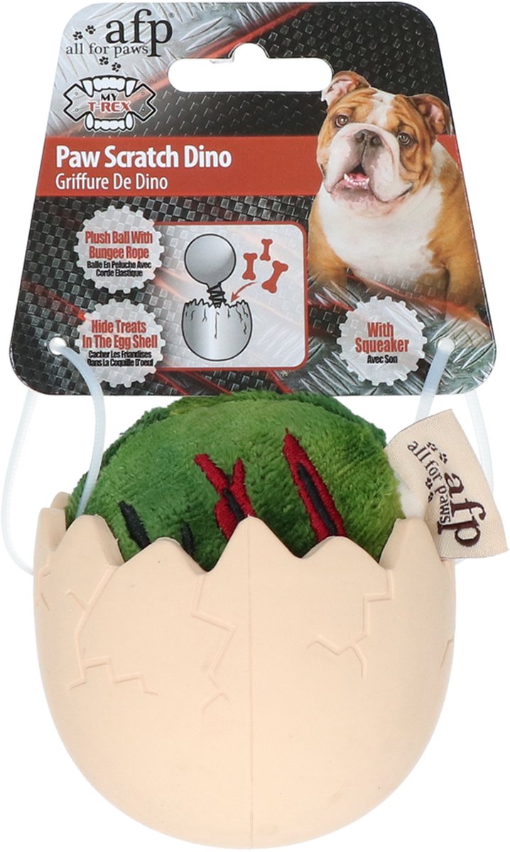 AFP My T-rex – Paw scratch Dino – Trekspeeltje hond – Ideaal om ...