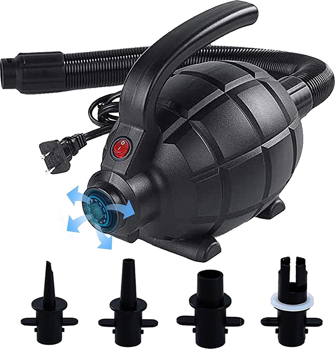 elektrische hogedruk luchtpomp ,Draagbare luchtmatraspomp , snel en ...