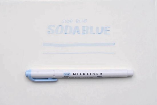 2 x Zebra Mildliner Double-Sided Highlighter - Fine / Bold – Mild Soda ...