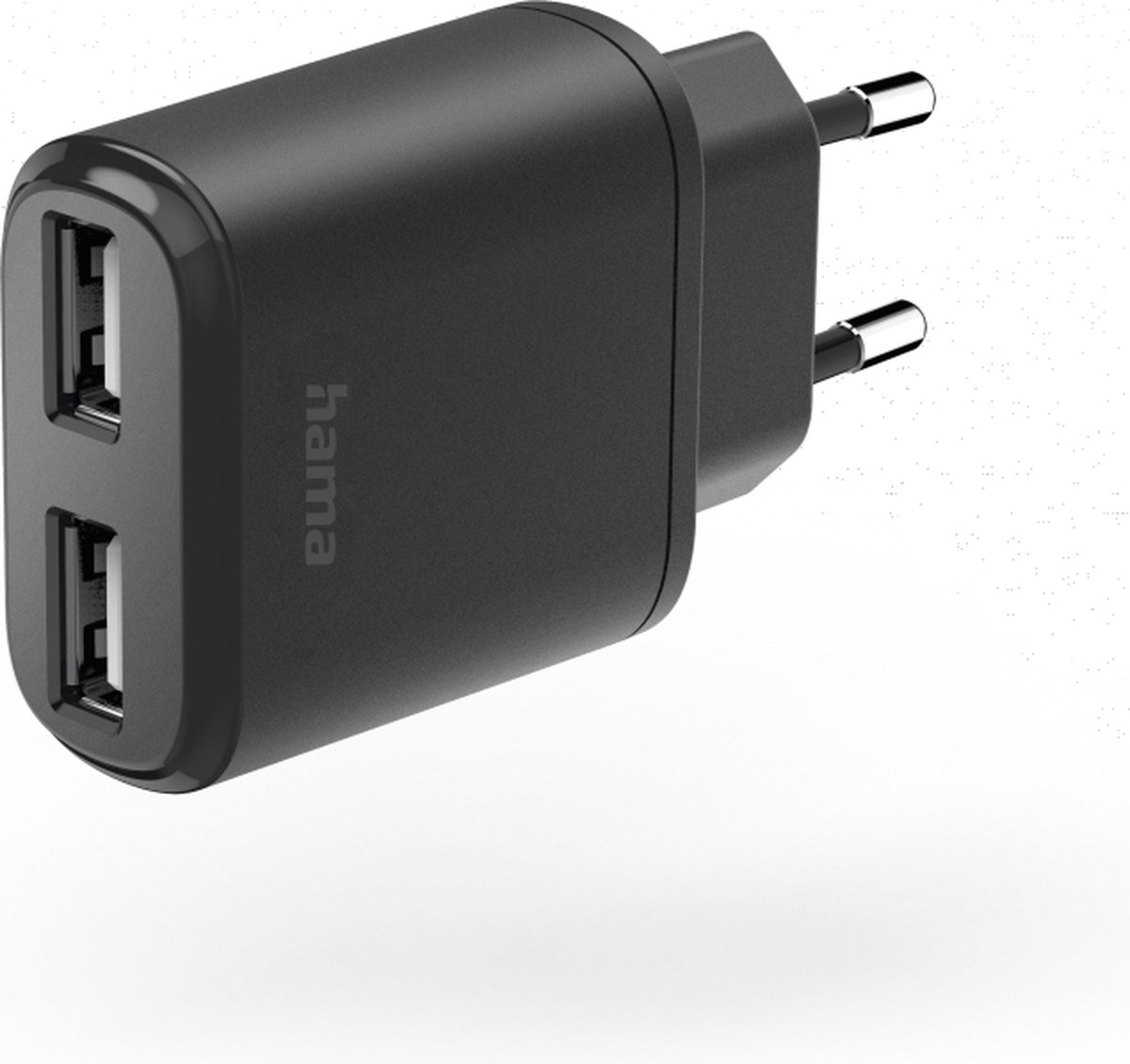Hama Oplader met 2x USB-A-aansluiting, 12 W, zwart | bol.