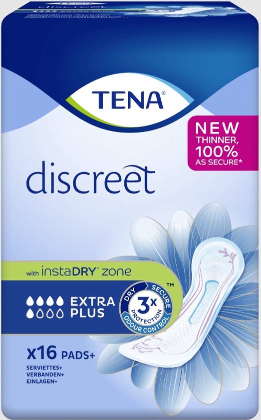 TENA Lady Discreet Extra Plus - 16 Stuks | bol